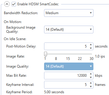 How to Change the Max Bit Rate and Quality of a Camera Image