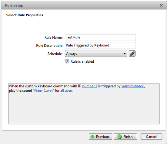 ACC - How Do I Setup Custom Keyboard Commands To Trigger Rules