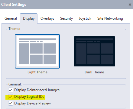 How to Set and Check the Logical ID of a Camera in ACC