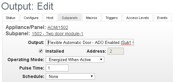 Set up a Flexible Automatic Door Configuration in ACM