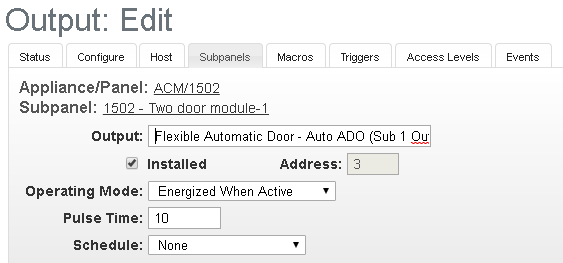Set up a Flexible Automatic Door Configuration in ACM