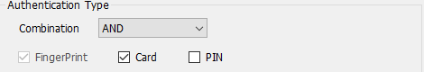 ACM - Virdi Card and Fingerprint Door Configuration