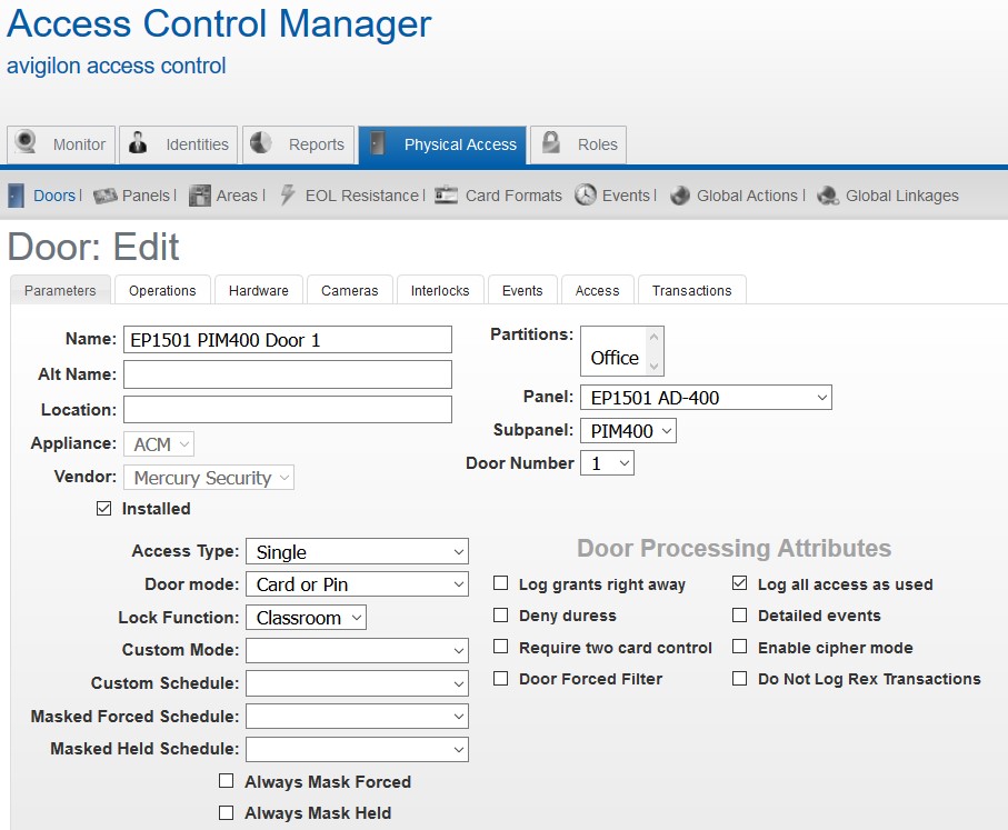 Set Up a Double-Swipe in ACM to Unlock an AD-400 Wireless Lock