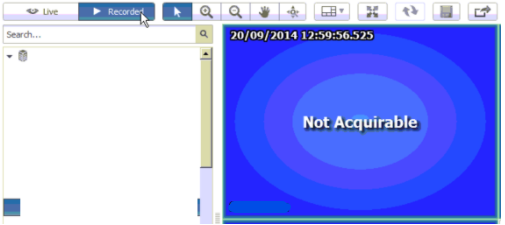 ACC Client Image Panel shows Not Acquirable