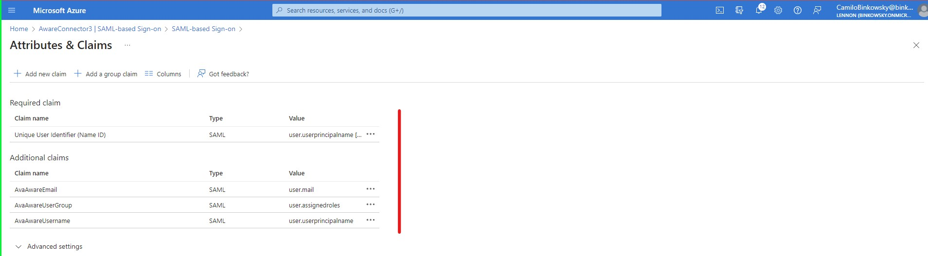 Configure SAML with Azure AD detailed step by step
