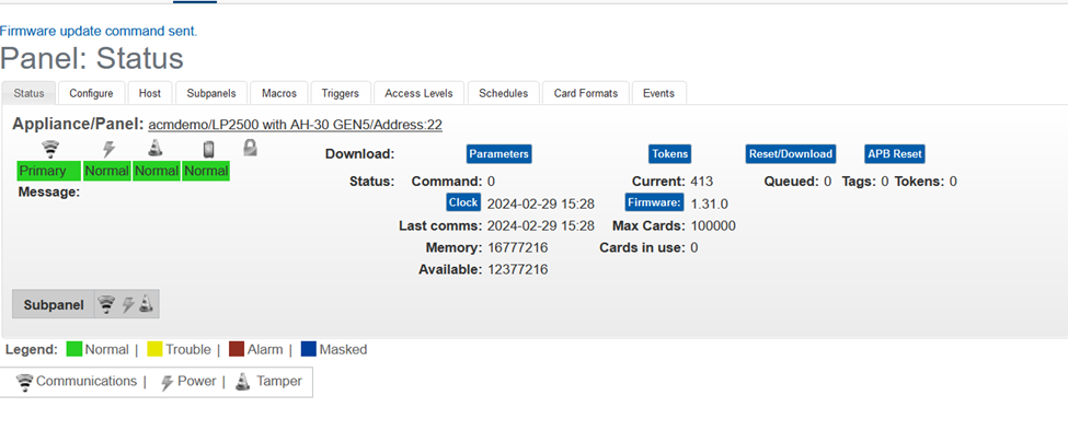 Assa Abloy AH30 GEN 5 configuration with Avigilon Unity Access