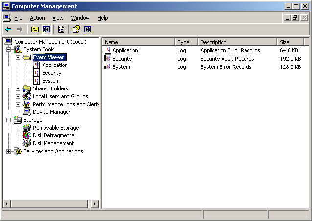 Exporting Logs From The Windows Event Viewer Legacy Windows Versions