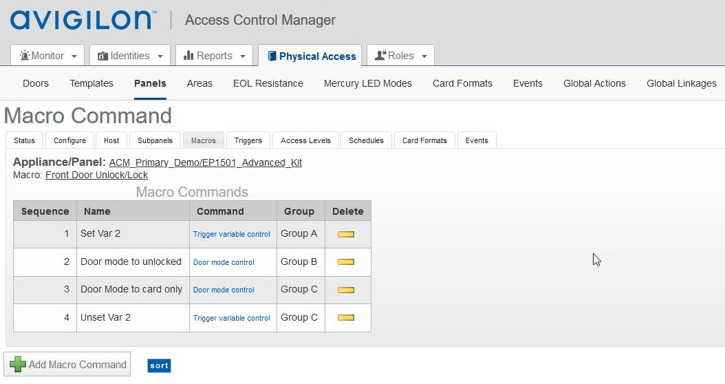 ACM – Offline First Card Unlock