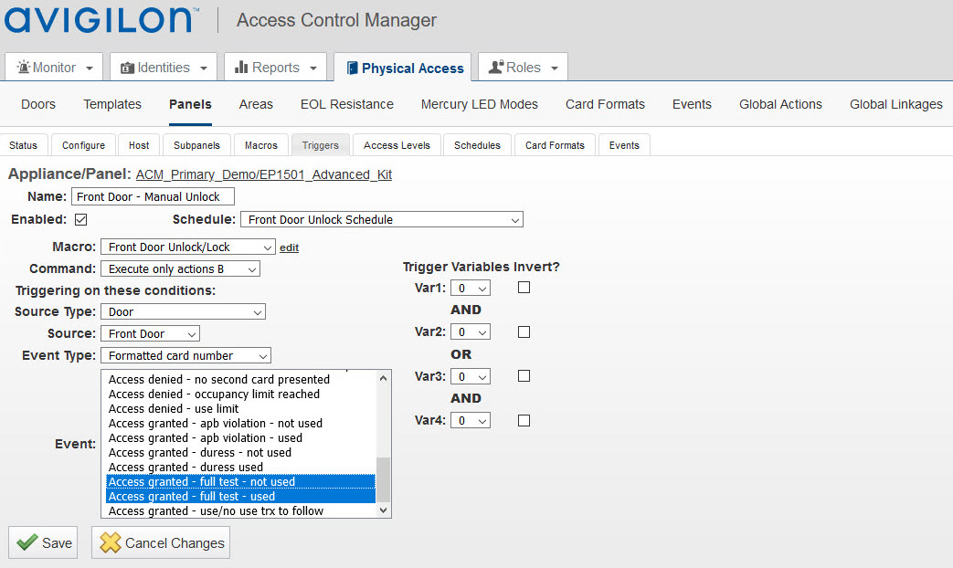 ACM – Offline First Card Unlock