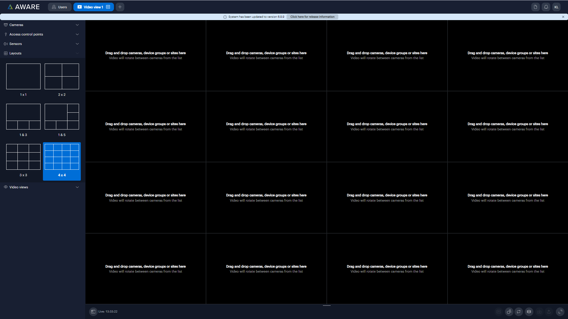 Split the Video View Panels in More Than One Monitor