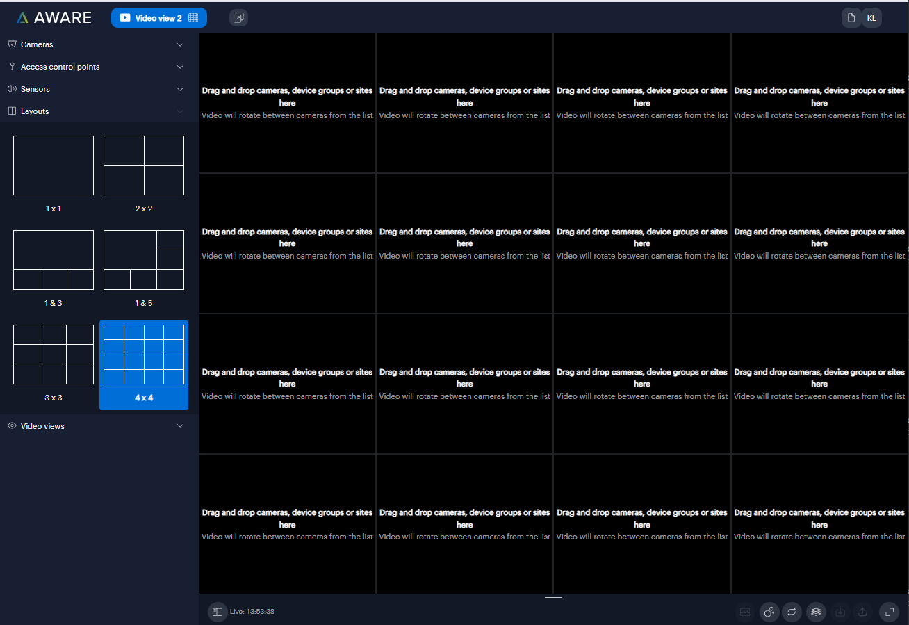 Split the Video View Panels in More Than One Monitor