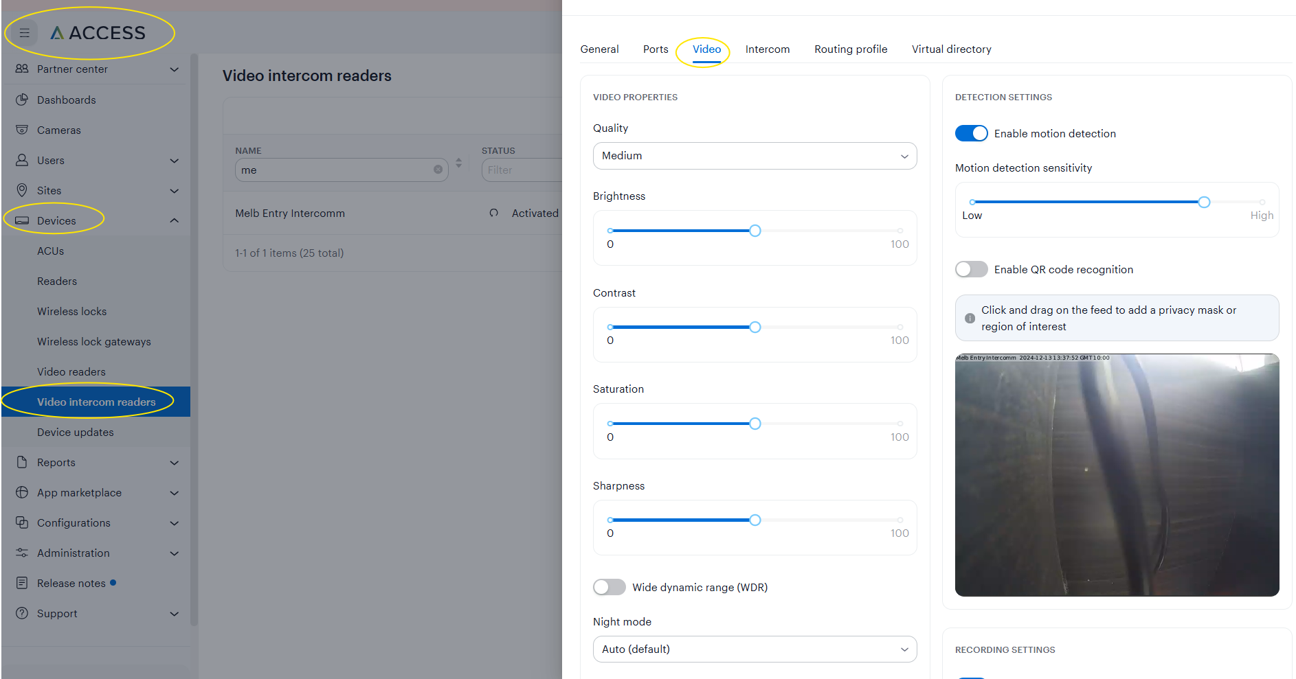 How to add video intercom from Alta Access to Alta Video platform