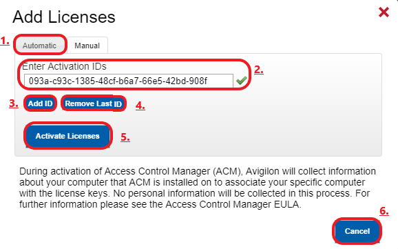 ACM - How to Activate Licenses in ACM 6.x