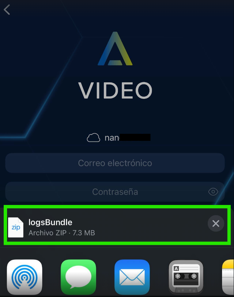How to download the logs from the Alta Video App?