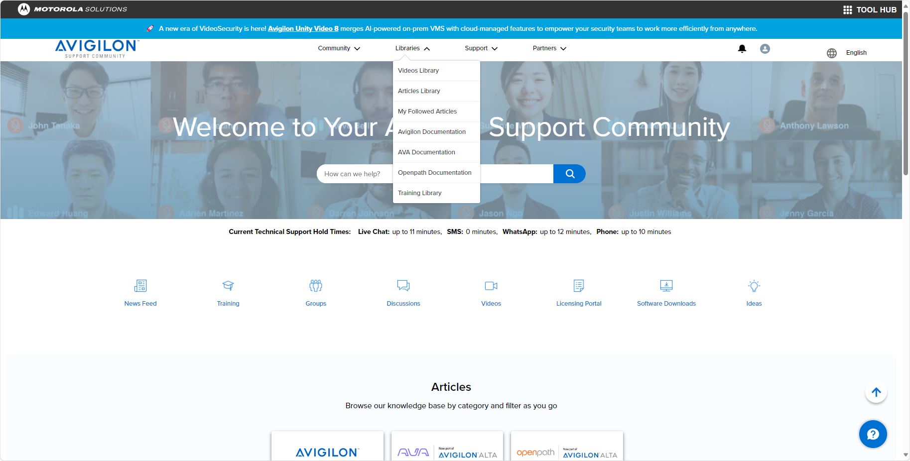 How to Access the Avigilon Unity Online Training