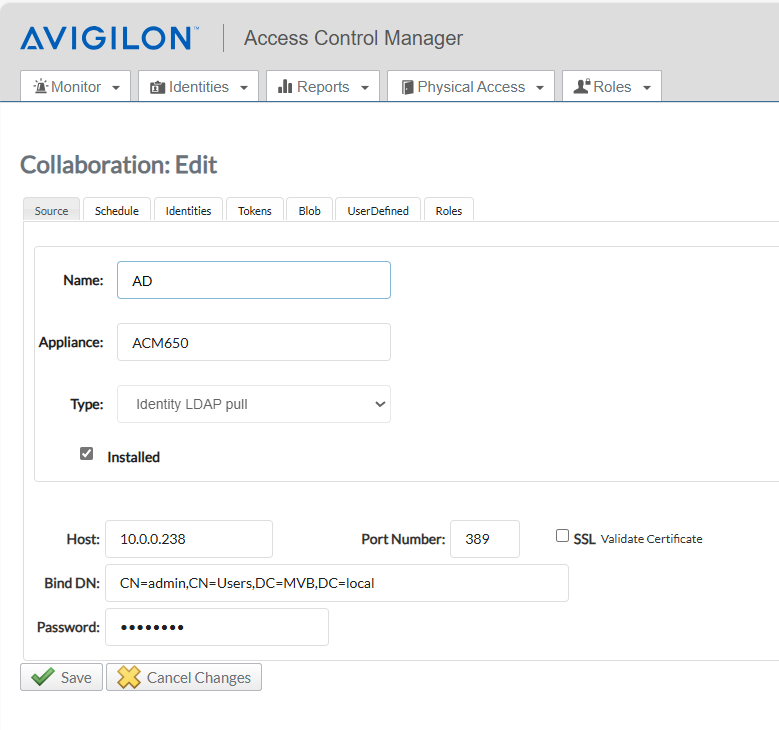 ACM - Collaboration, how to find Bind DN
