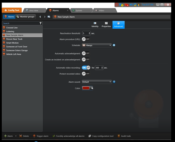 Add Avigilon Cameras and Create Analytic Events in Genetec VMS