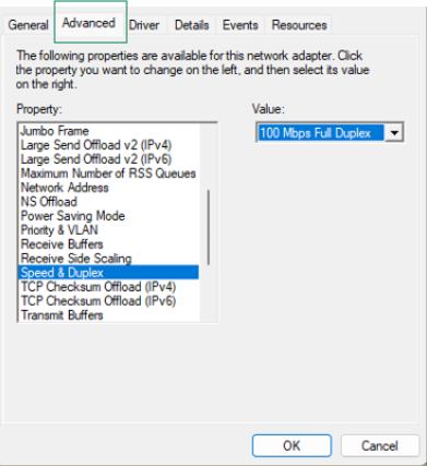 Troubleshooting Camera Linkspeed and Autonegotiation issue Workflow