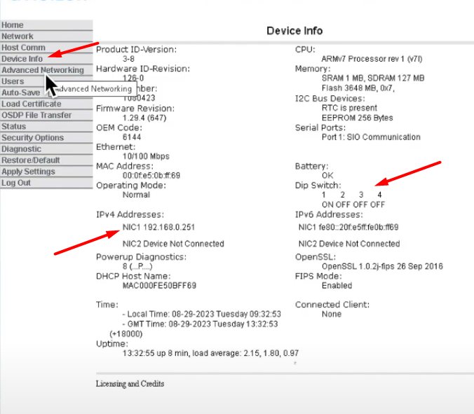 Mercury Panel Initial Configuration & Setup