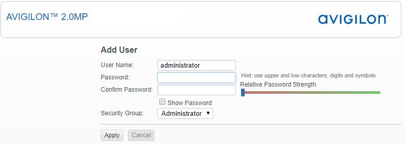 Ways to Set User Name and Password Credentials on Surveillance Devices ...