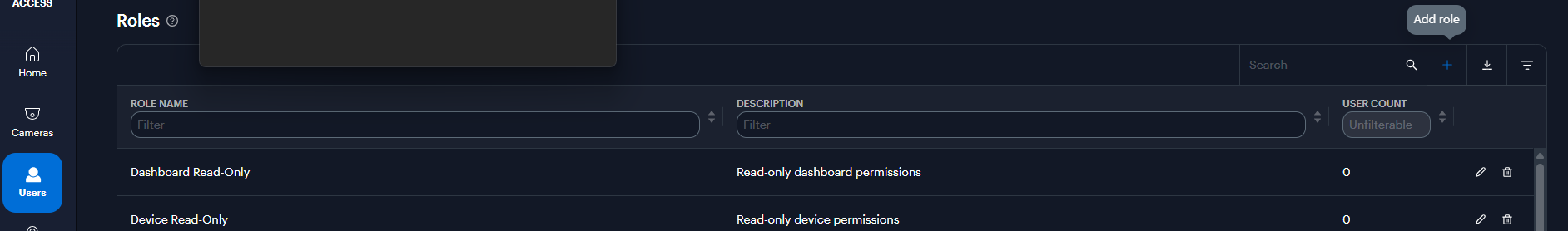 How to enable camera feed for regular users in Alta Open App