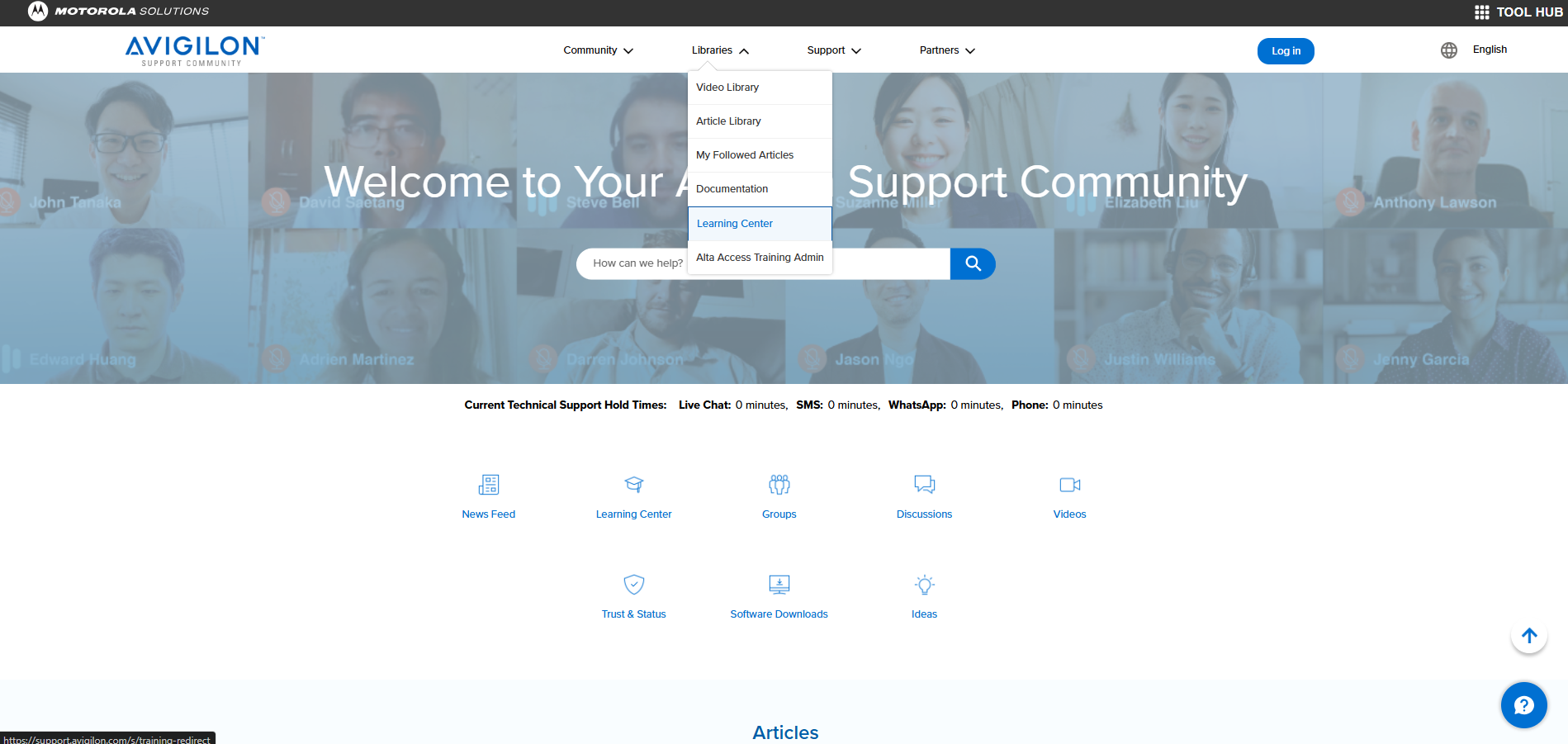 How to Access the Avigilon Unity Online Training
