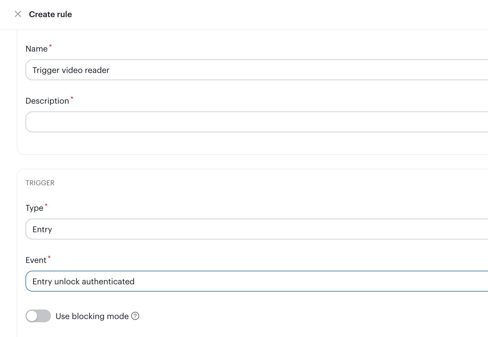 How to Set Up Video Reader Pro for Gate Motor Trigger (third-party device)