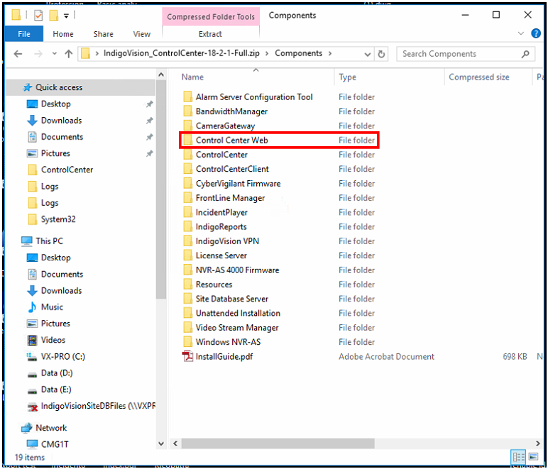 How to Setup Control Center Web