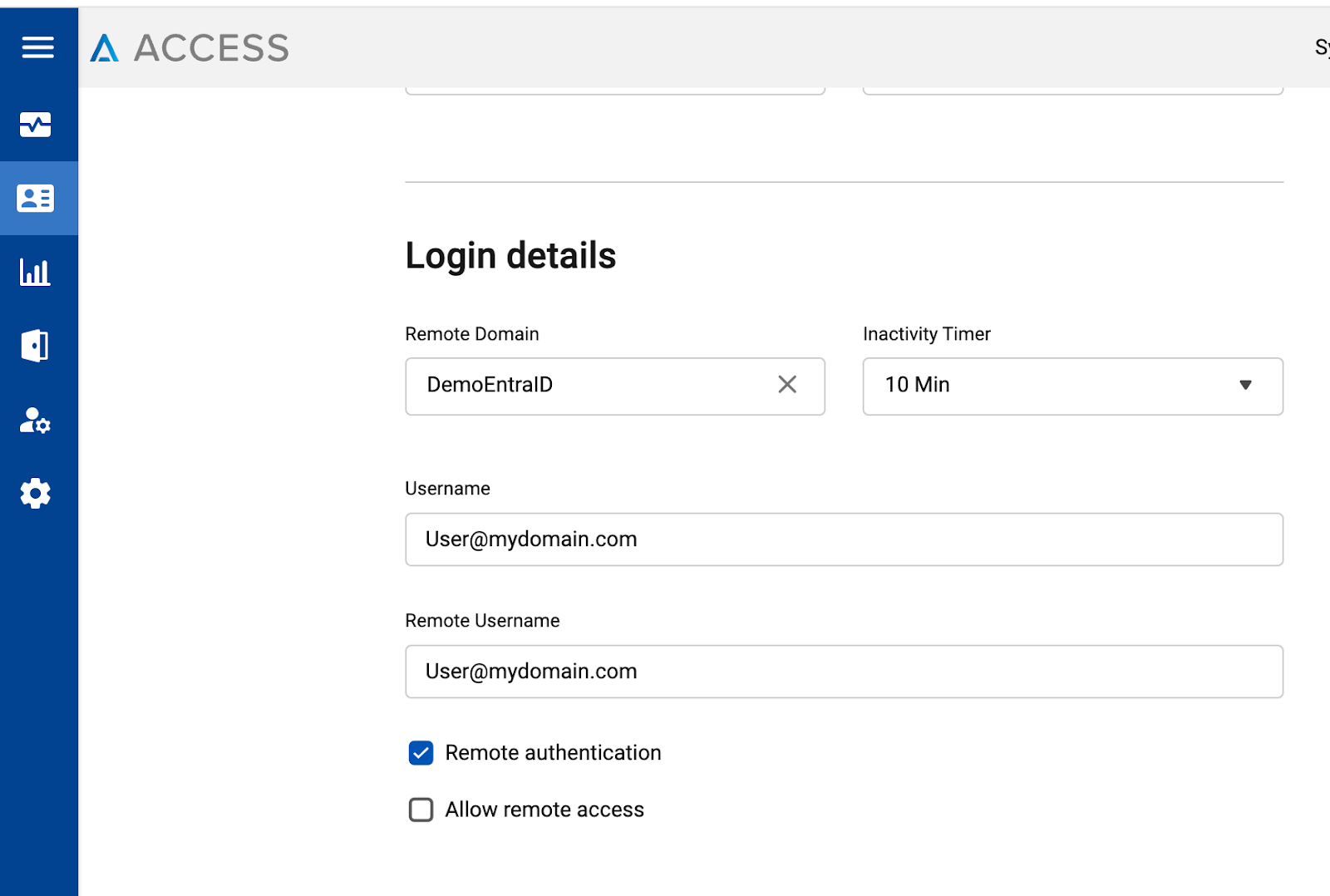 Unity Access [Entra ID SSO] Remote Authentication Setup for OpenID Connect (OIDC)