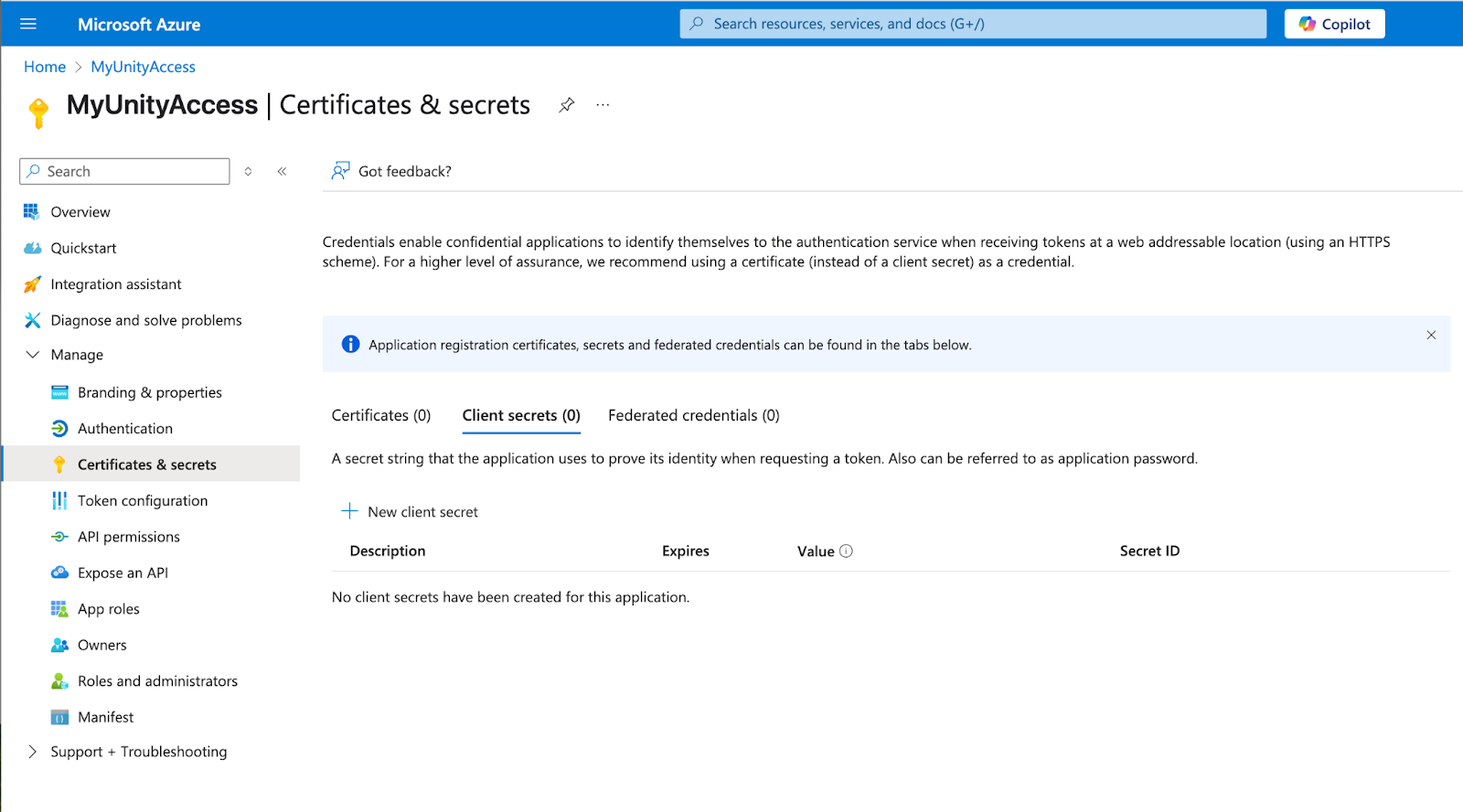 Unity Access [Entra ID SSO] Remote Authentication Setup for OpenID ...