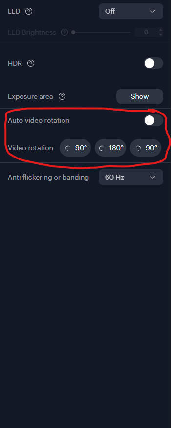 Alta Video Image Rotation