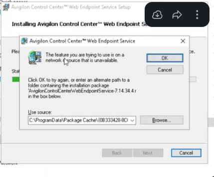 Windows Error : The feature you are trying to use is on a network ...