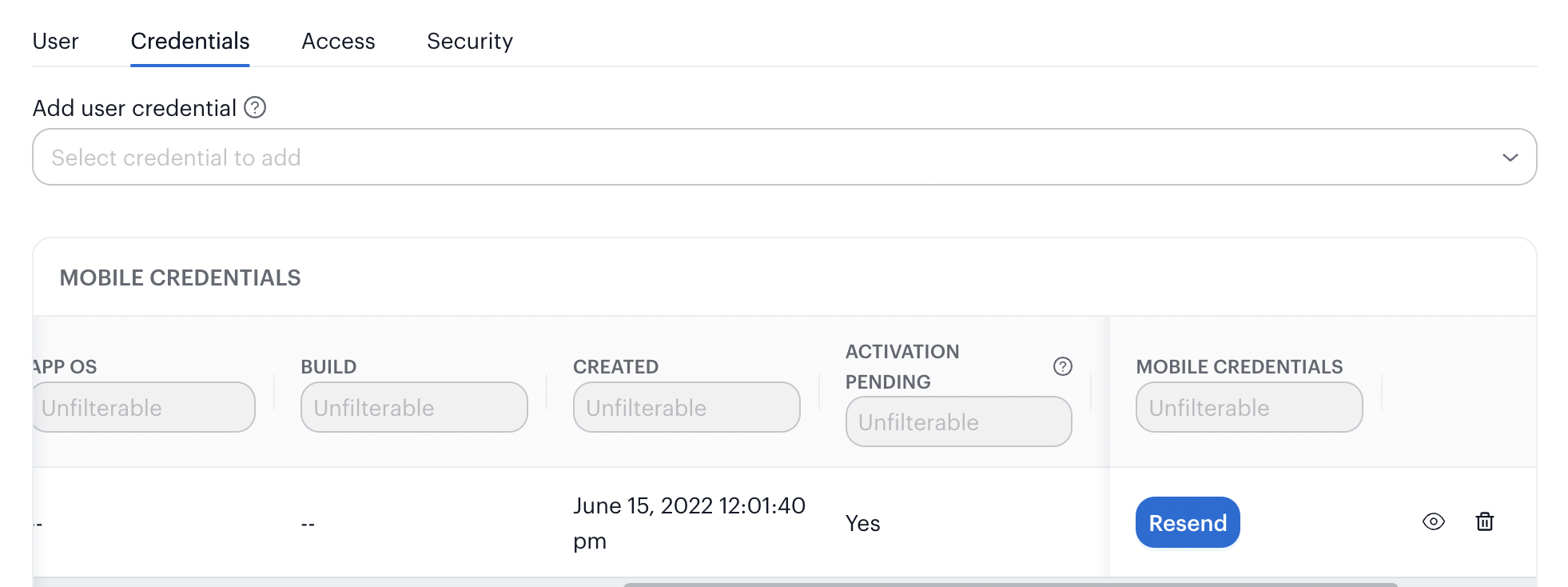Mobile Credentials Activation Under Pending Status