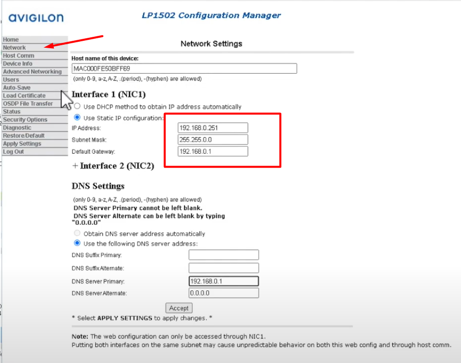 Mercury Panel Initial Configuration & Setup